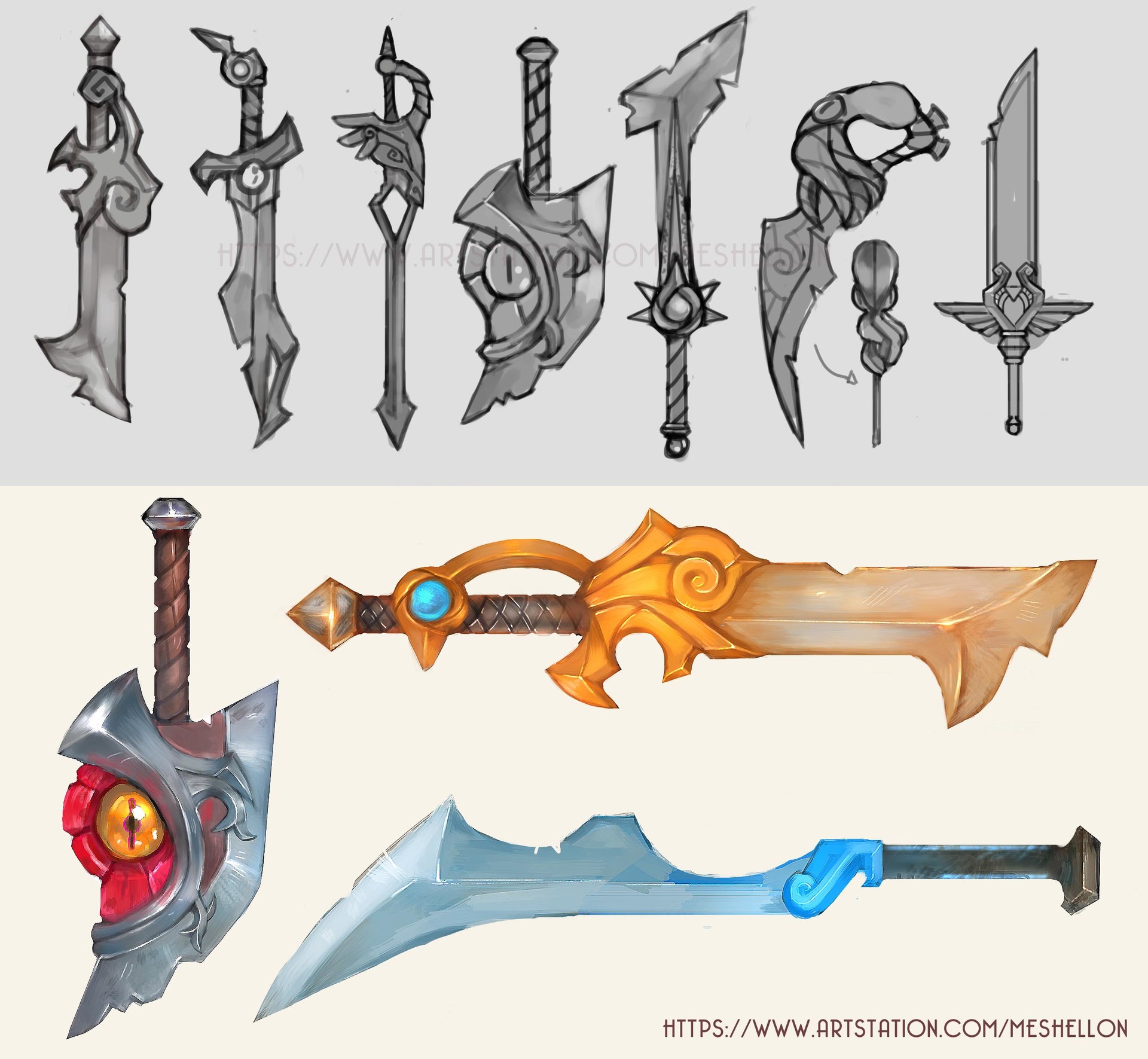 ArtStation - Sword concept art