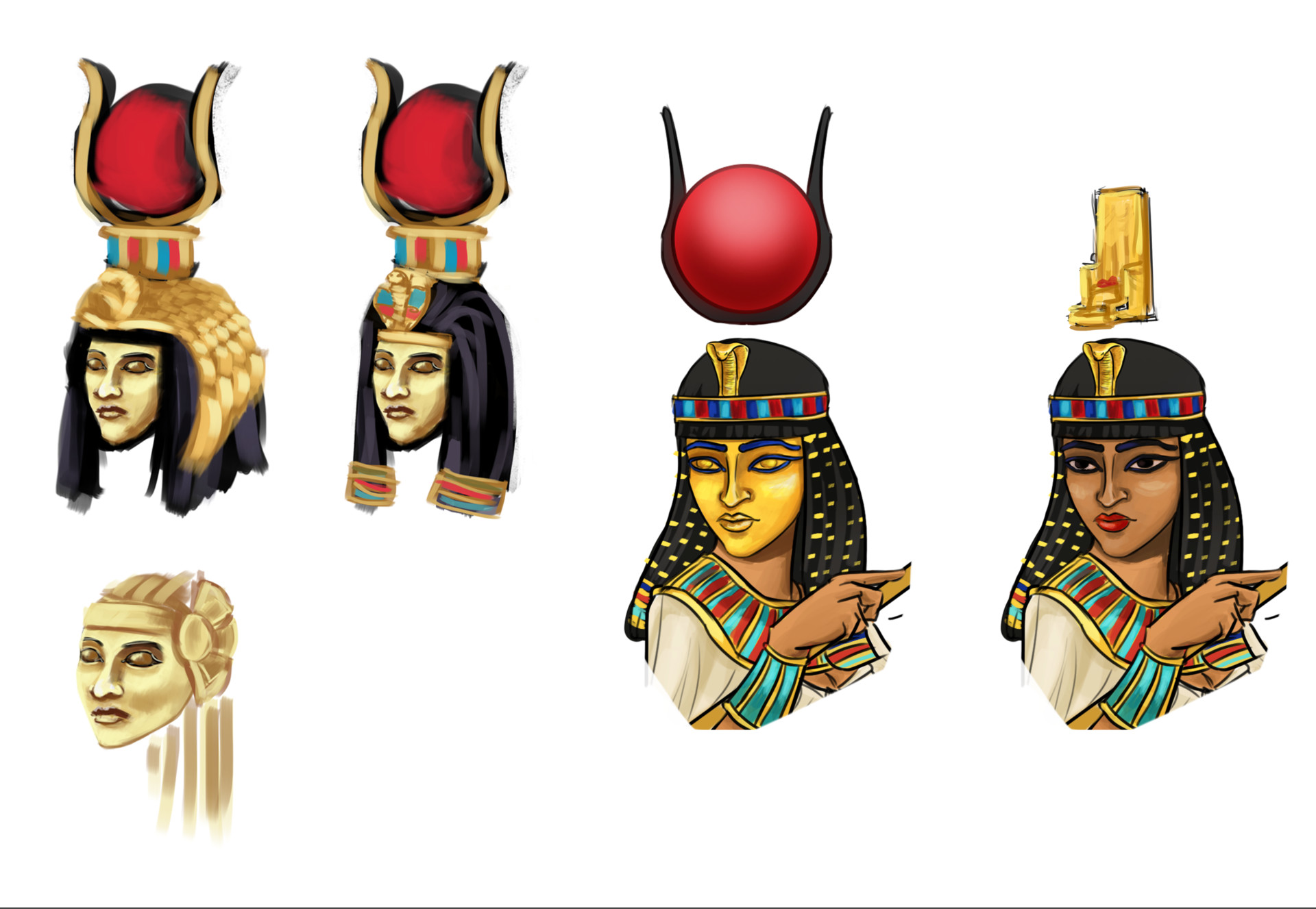 Bianca Fajardo - Project Sunset Characters - Set and Isis