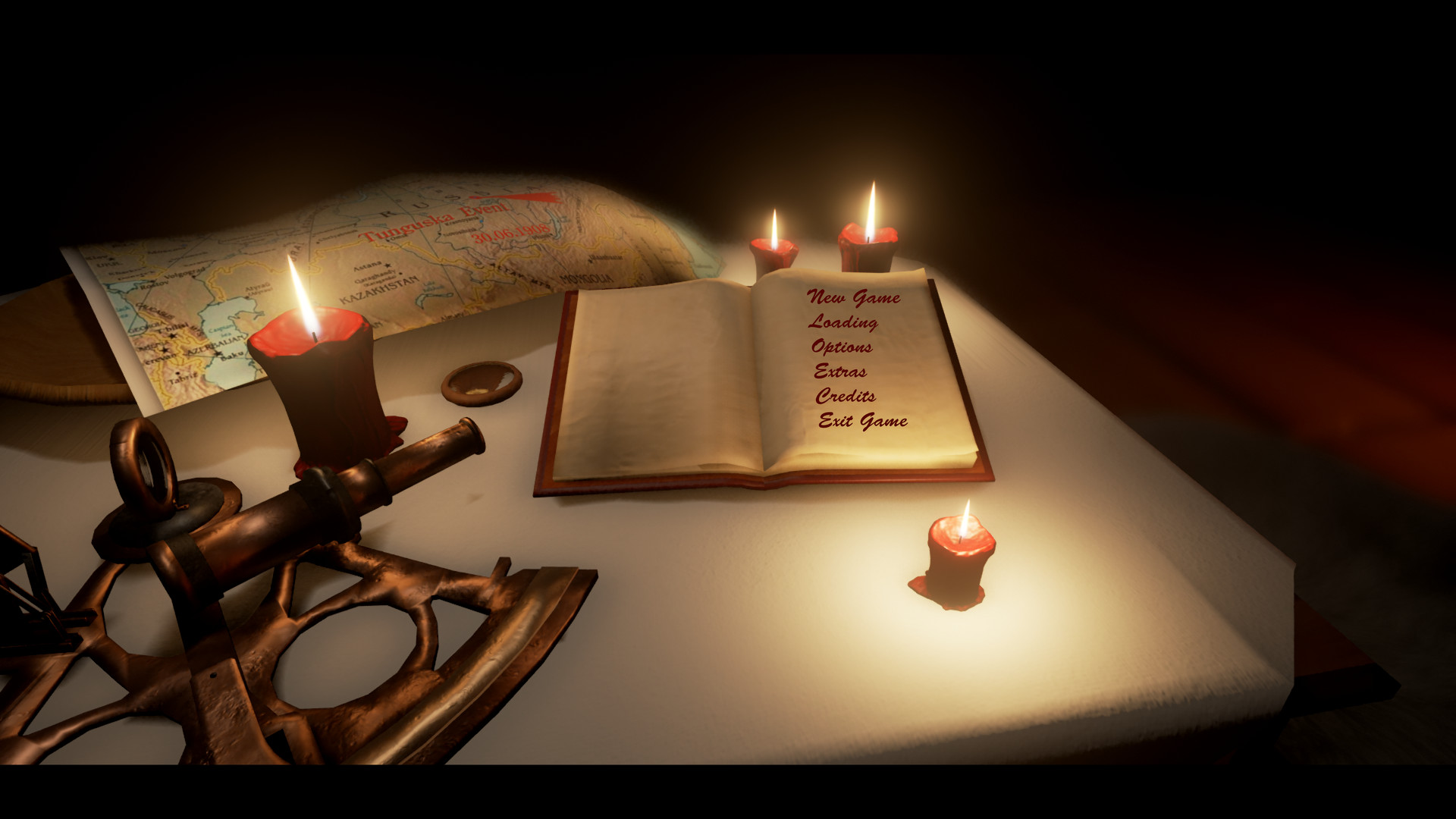 ArtStation - Project Tunguska - Main Menu