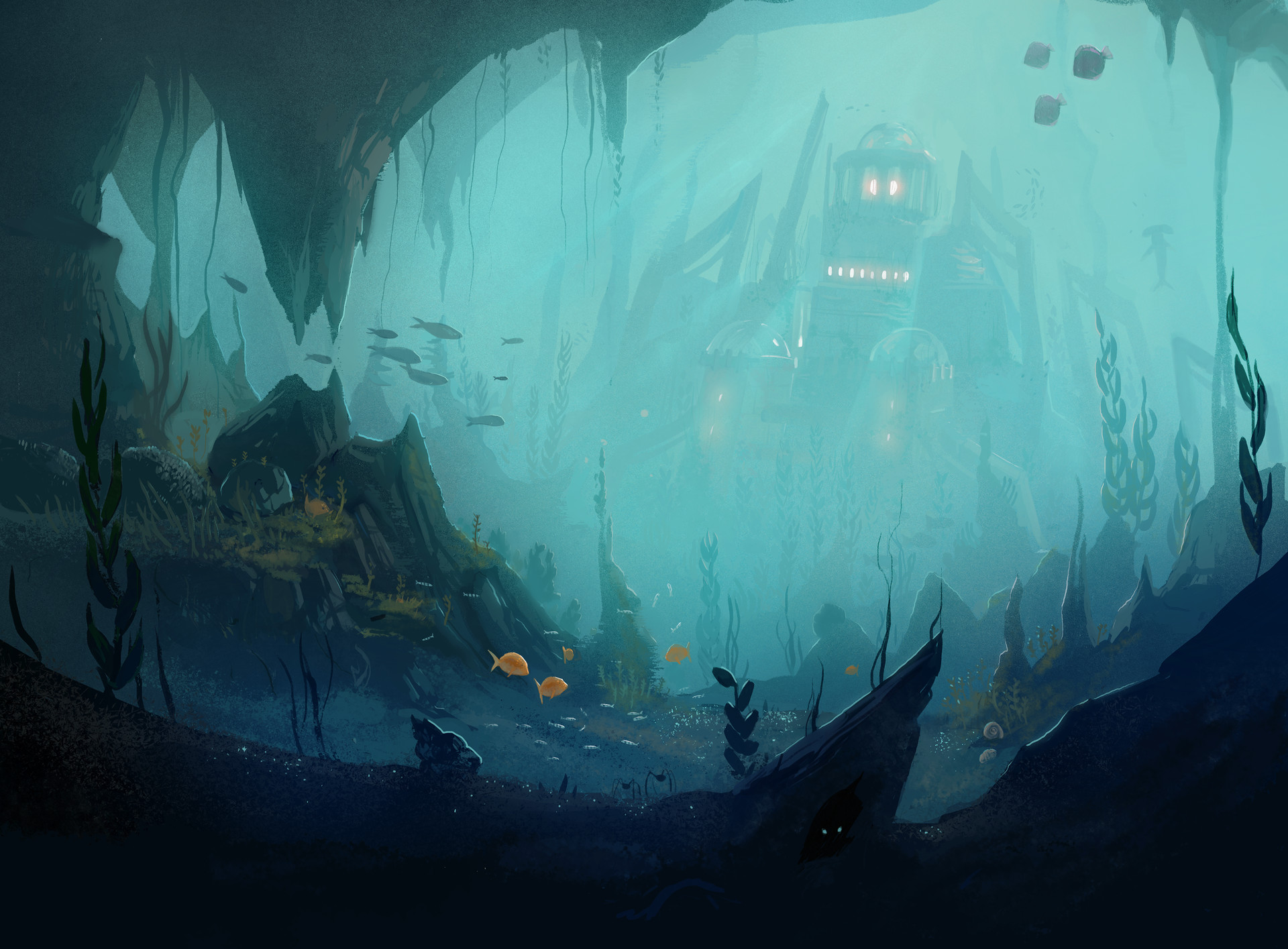ArtStation - Underwater Scene & Process
