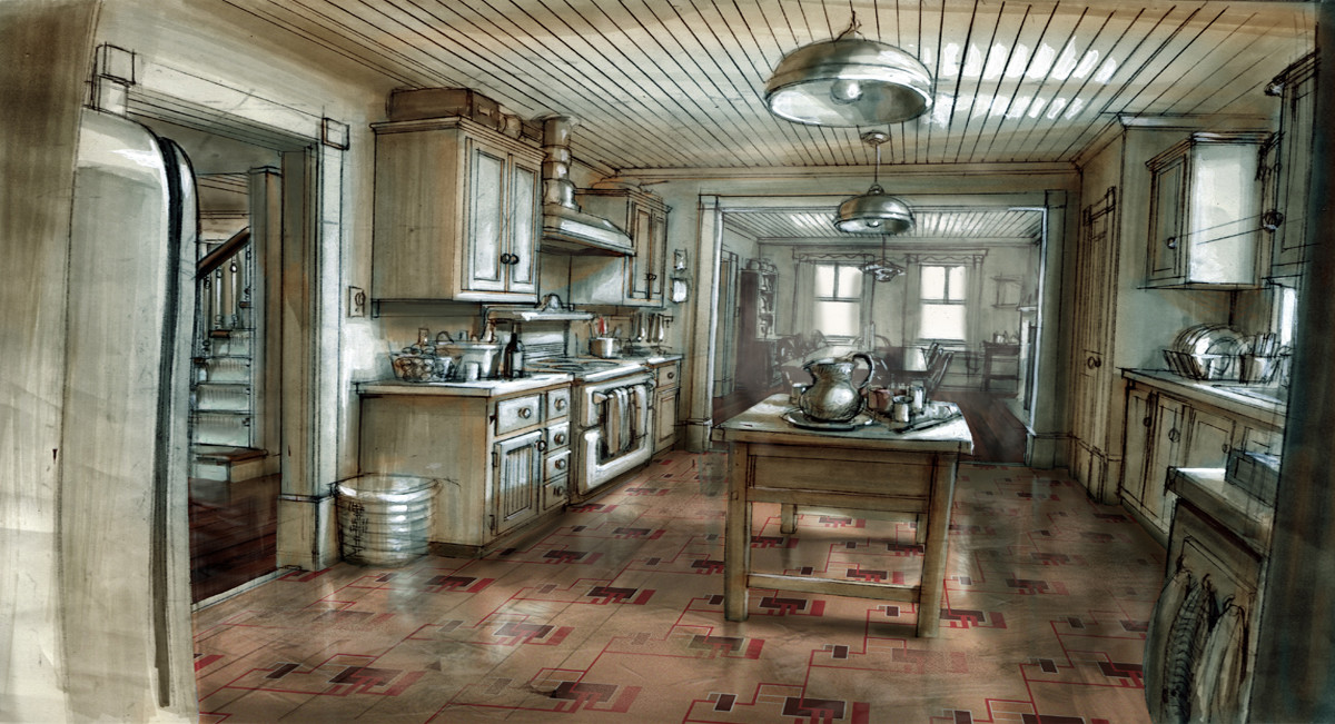 Simon Murton - Superman Unfinished Project - Clark's Kitchen