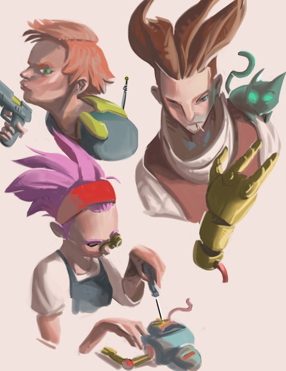 ArtStation - Techie Crew