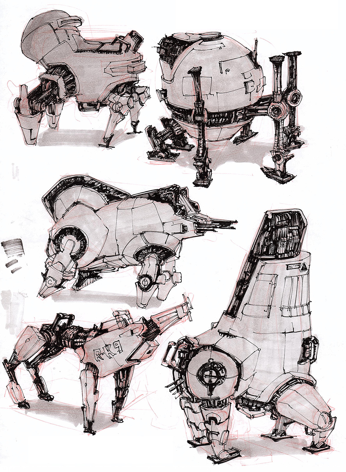 ArtStation - Mech Sketch quickies