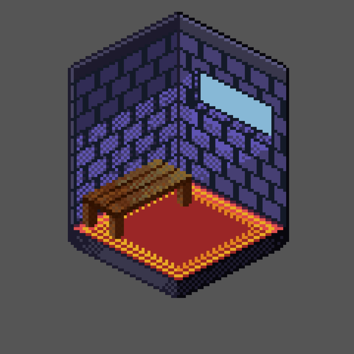 ArtStation - Pixelart Dungeon Room