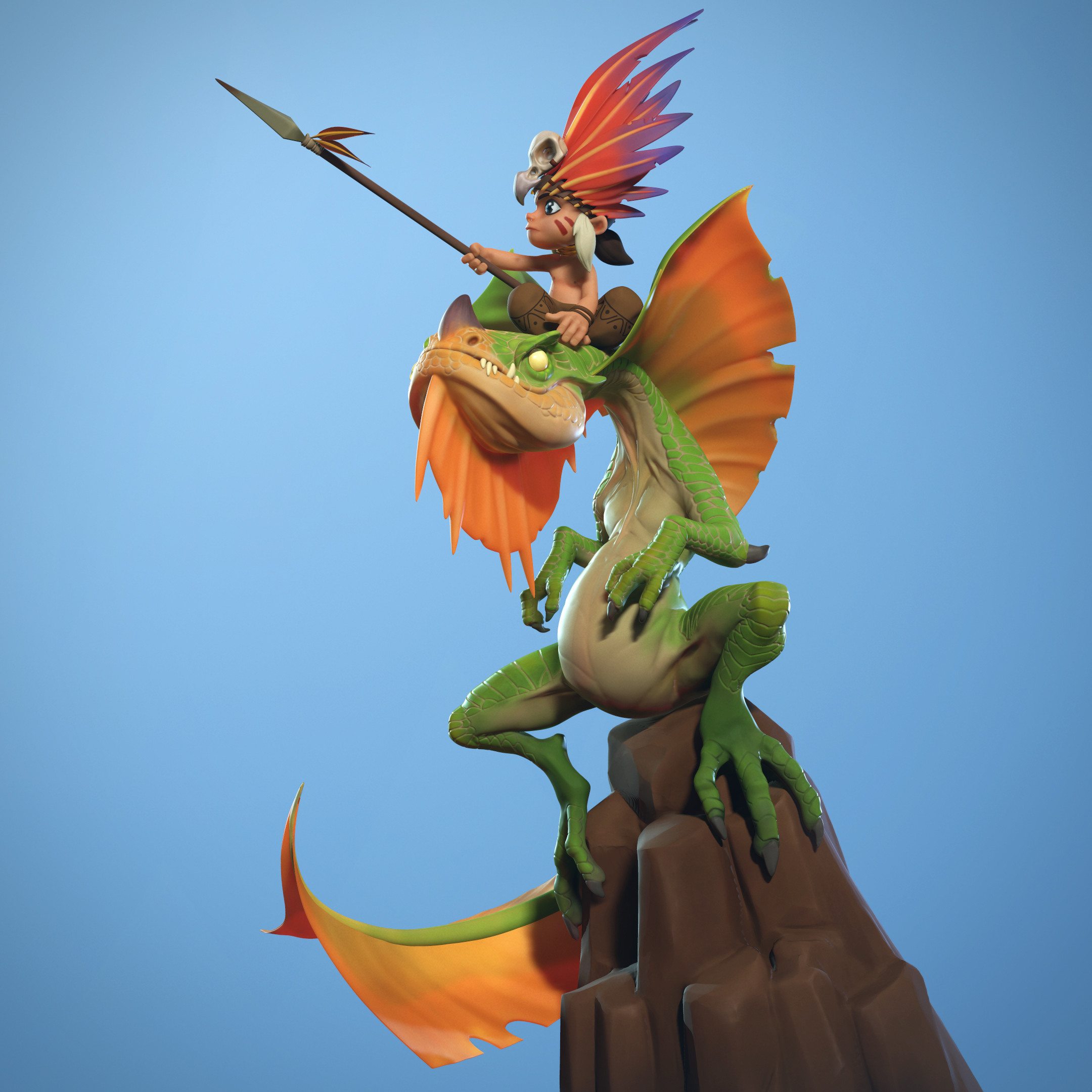 Danko artstation - Dragon knight fan art