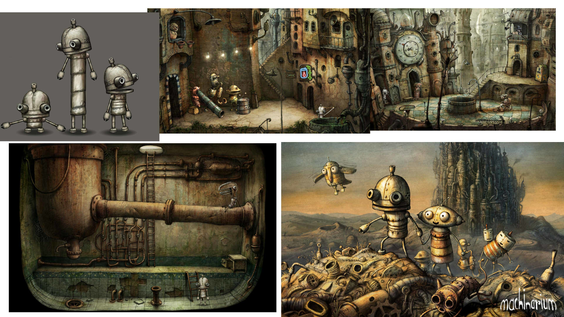Machinarium Concept Art