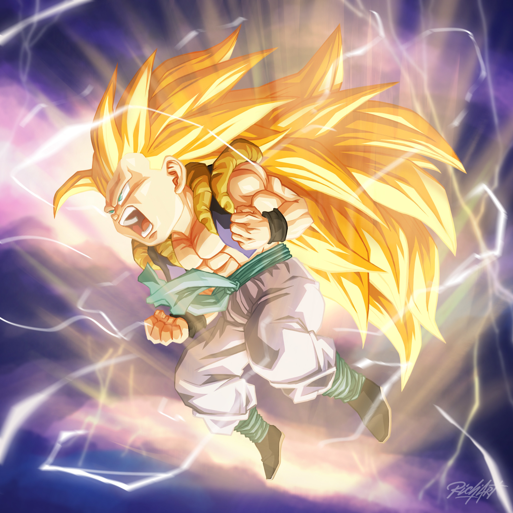 Super Saiyan 3 Gotenks Wallpaper