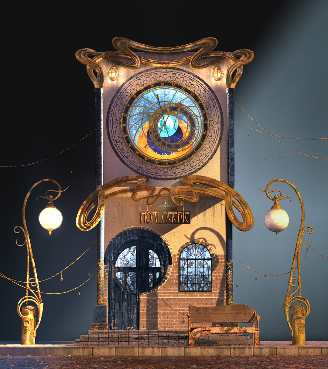 ArtStation - The Clock Store