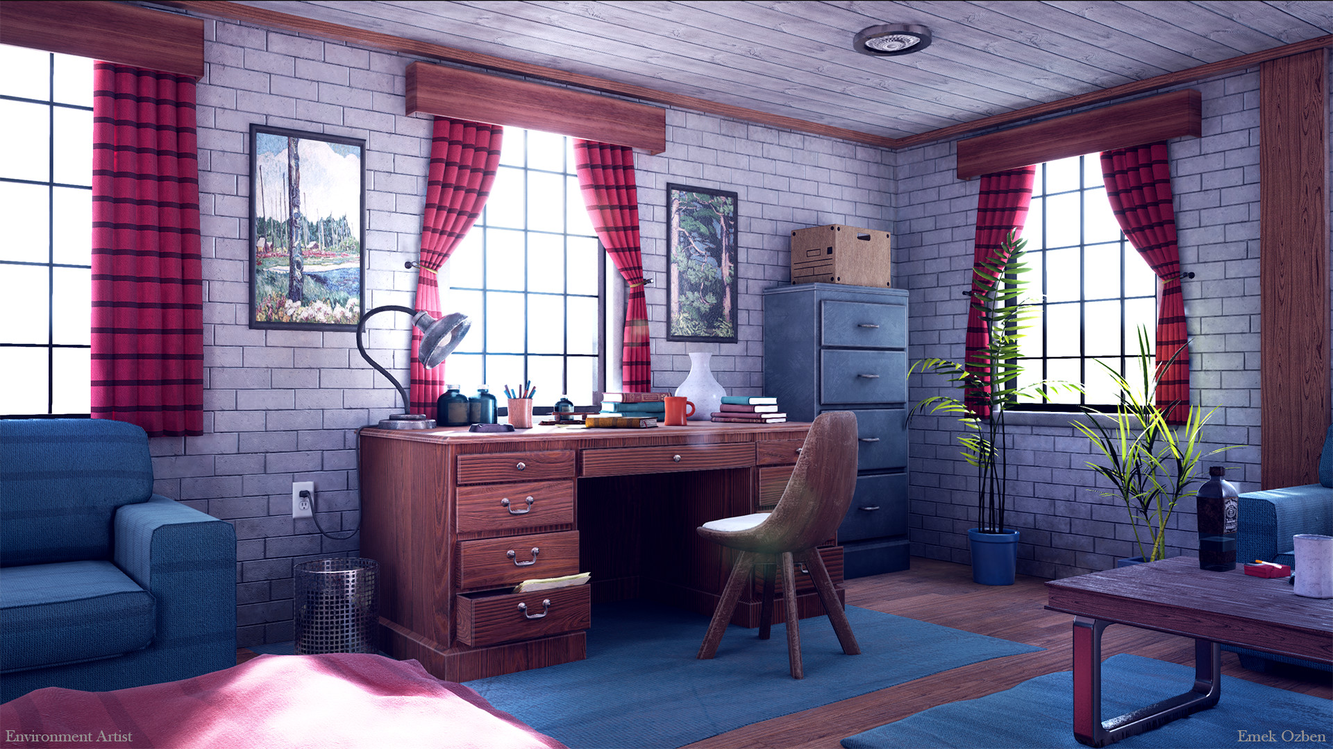 ArtStation - Game Interior WIP