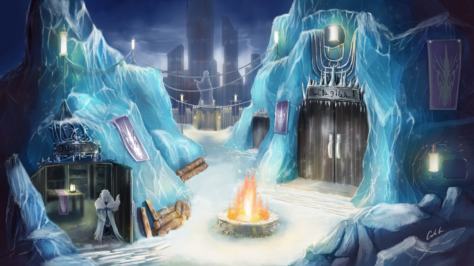 ArtStation - Frozen Mutant Town