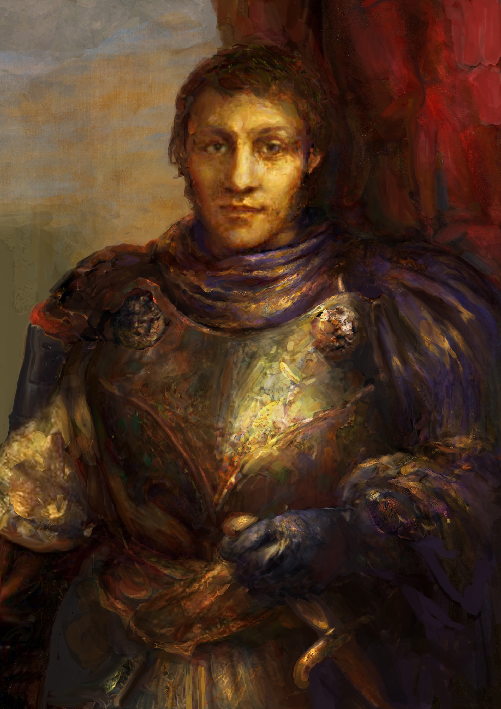 Morrowind fanart: Portraits of Vvardenfell Gentry - Knight Varus ...