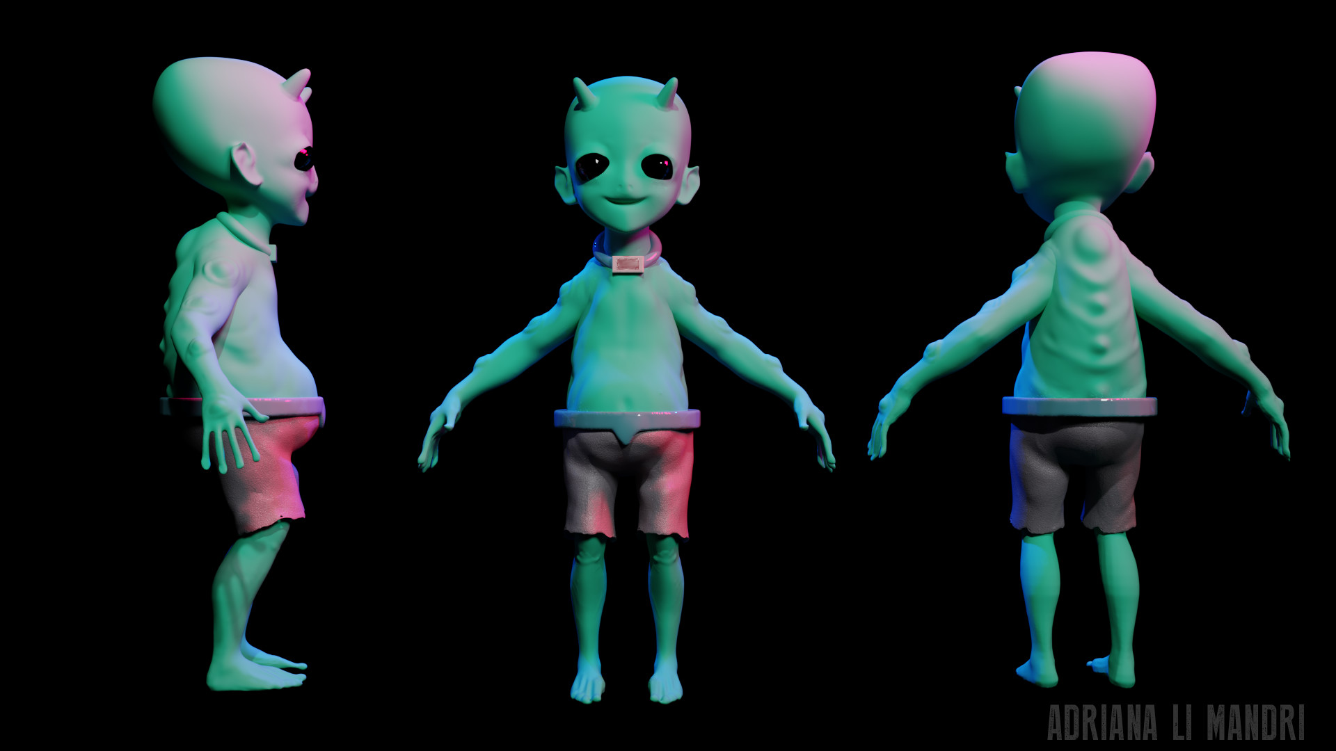 ArtStation - My Little Alien - Full Body