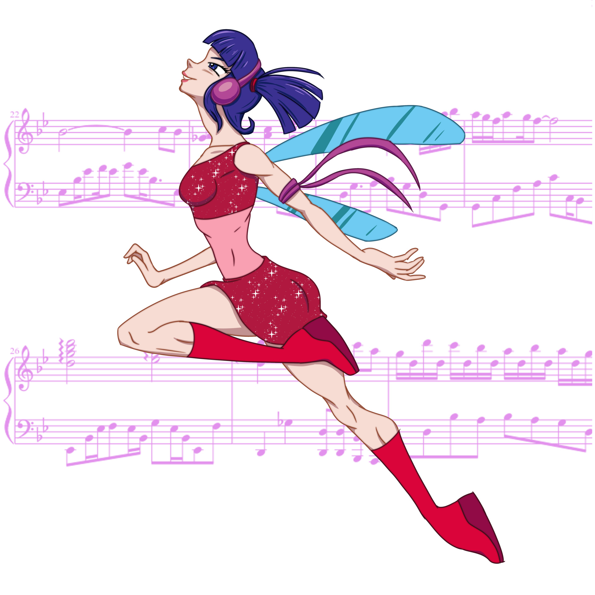 ArtStation - Musa: Fairy of Music and Sound