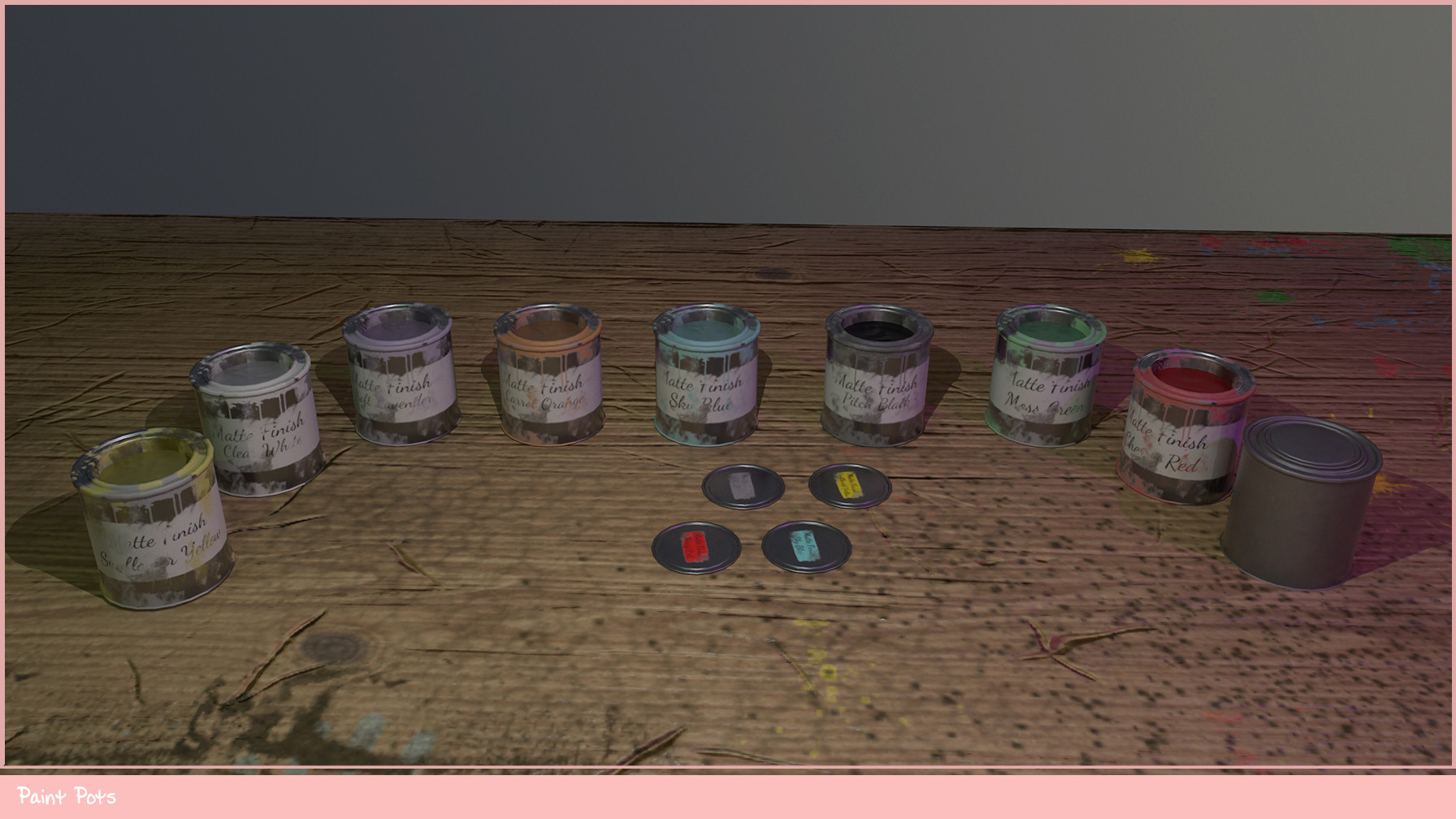 ArtStation - Paint Pots