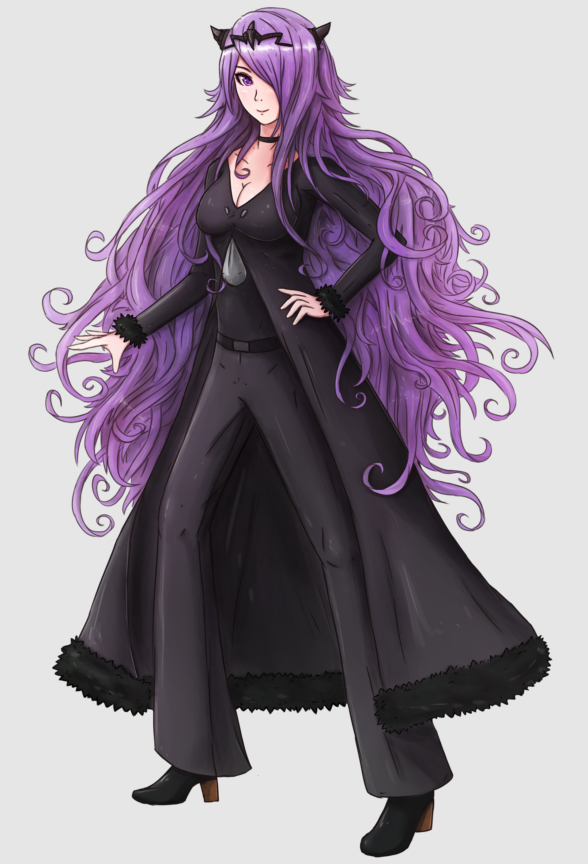 Cynthia Fire Emblem Hair Color