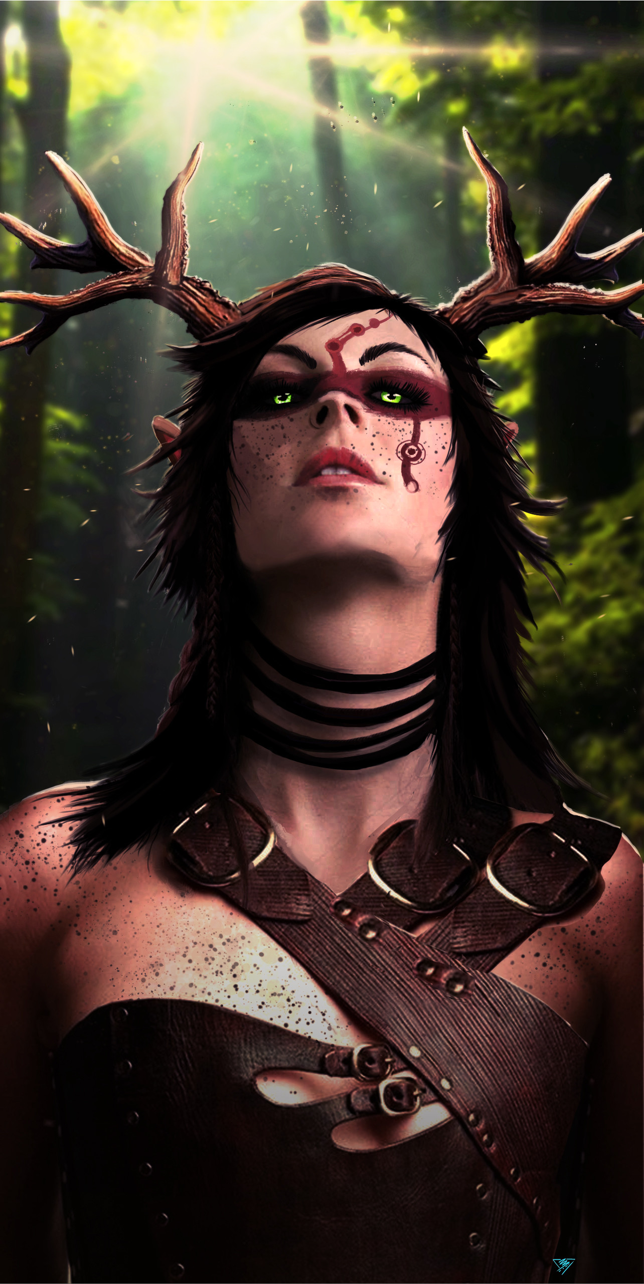 ArtStation - Druid Girl portrait