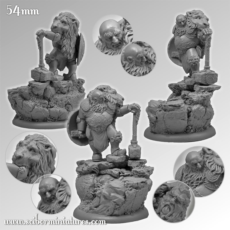 ArtStation - dwarf miniature