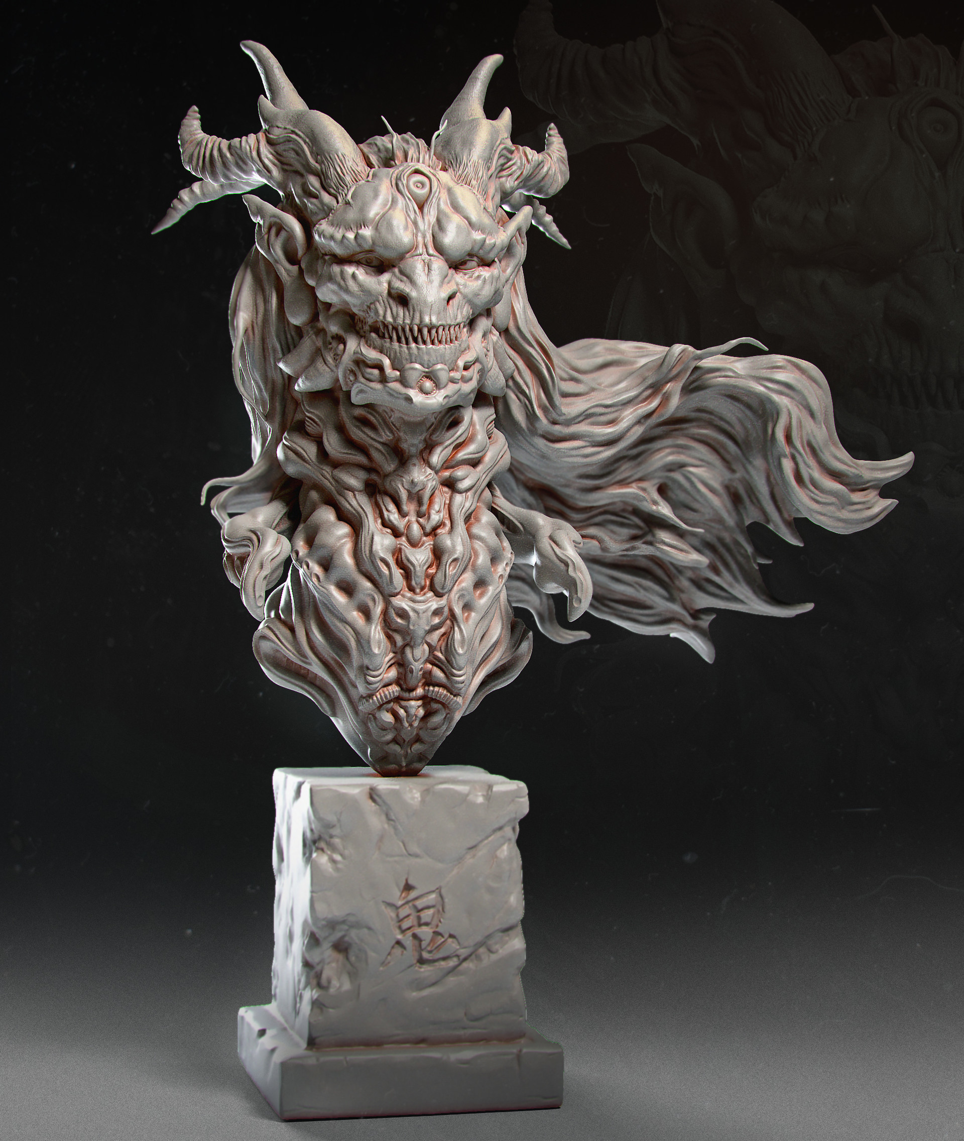 ArtStation - Oni (Demon design)