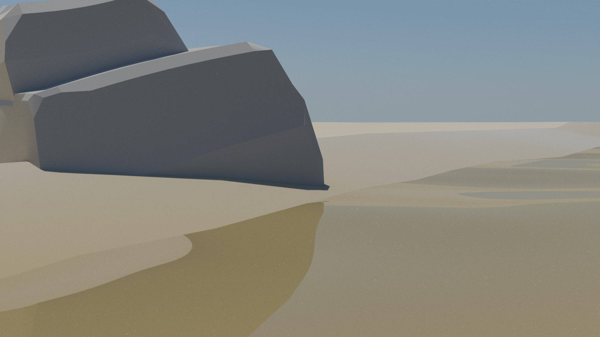 ArtStation - Low Poly Beach