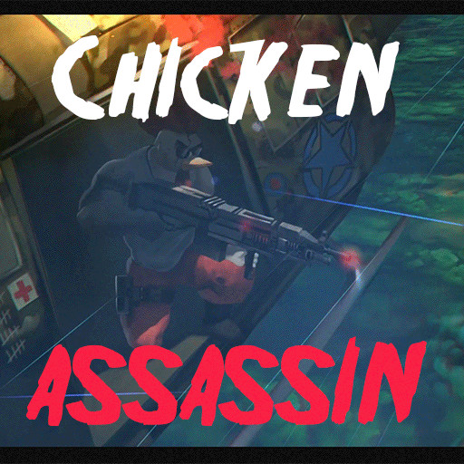 ArtStation - Chicken Assassin Helicopter Gif