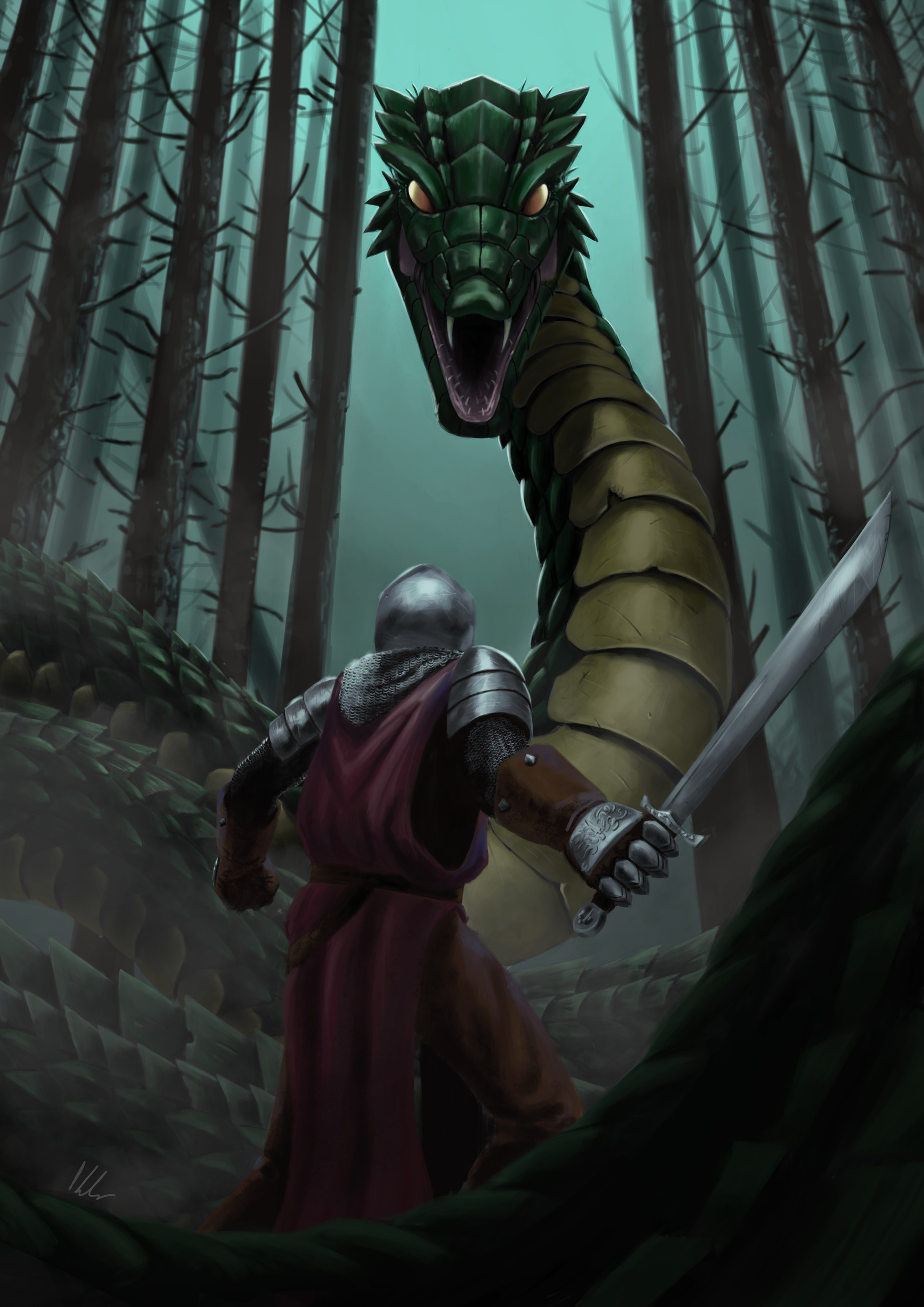 ArtStation - Serpent of Handale