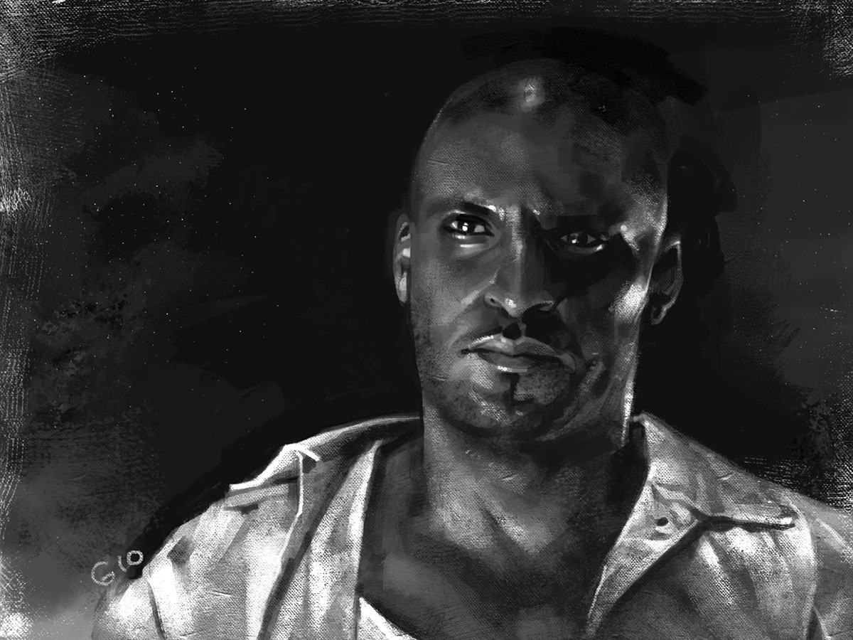 ArtStation - Shadow Portrait - American Gods