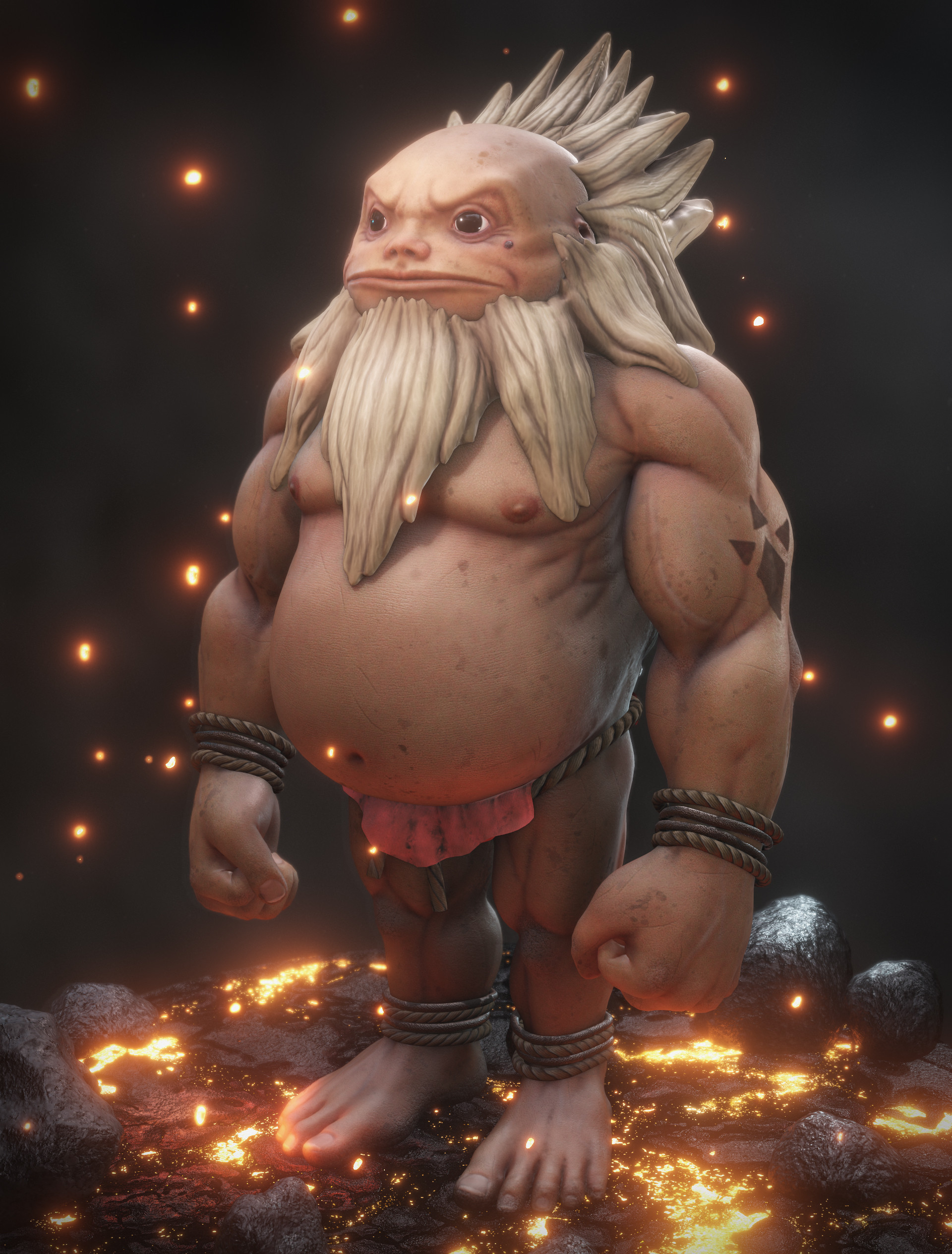 ArtStation - Goron´s leader Darunia