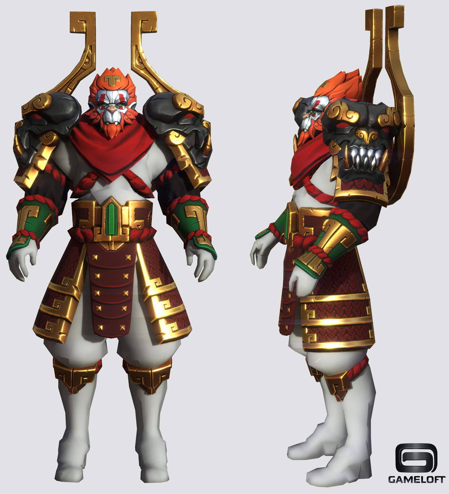 Georgi Georgiev - Monkey King low poly