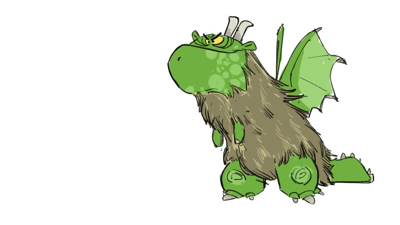 ArtStation - Woolly dragon