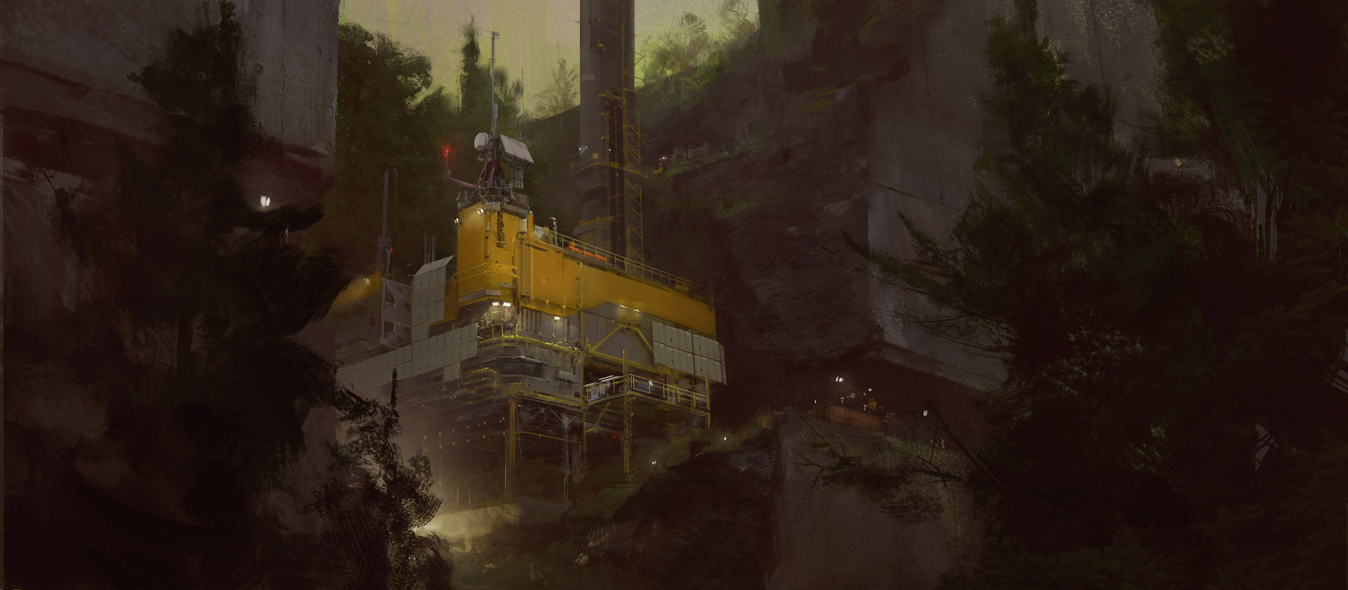 ArtStation - Forest Outpost: Exterior