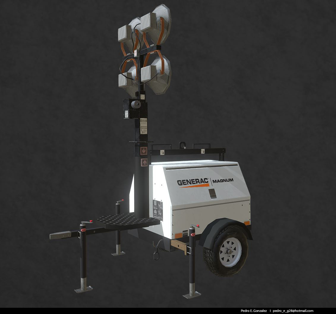 Pedro E. Gonzalez - Generac Magnum MLT 4080KV Light Tower