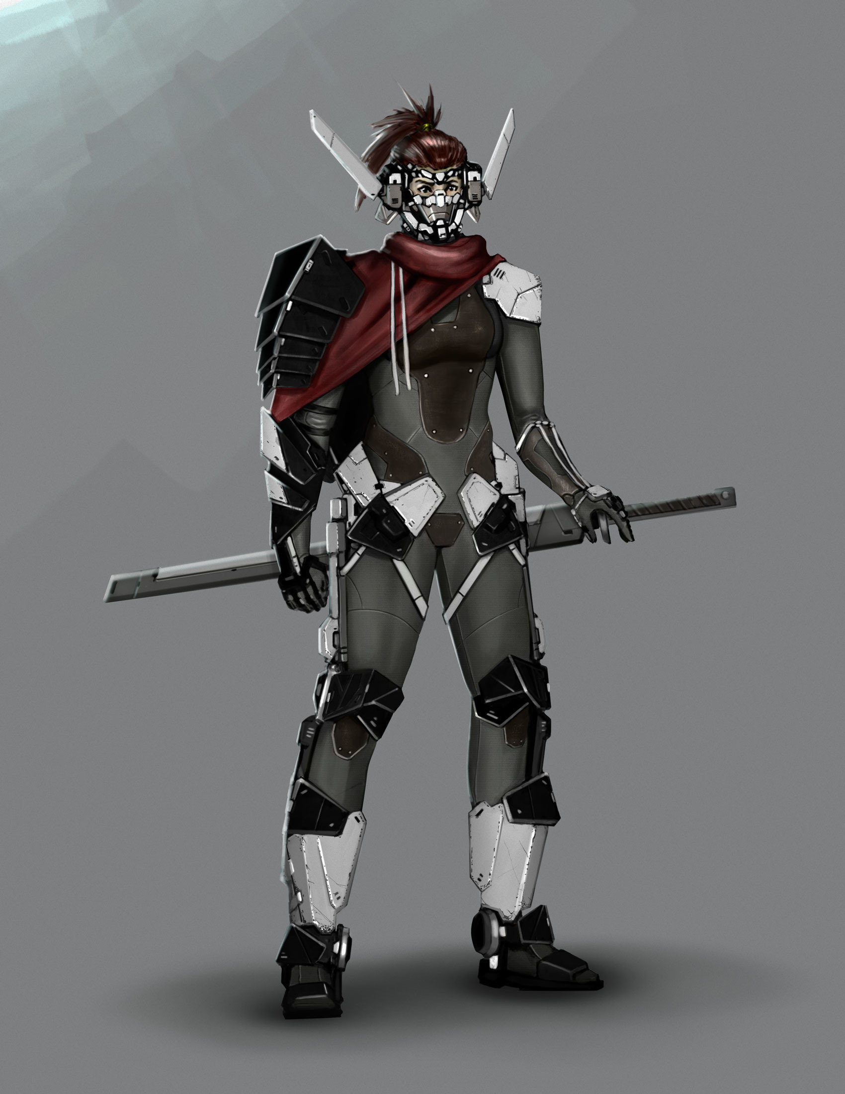 ArtStation - Mech Pilot 3 - Red Ronin