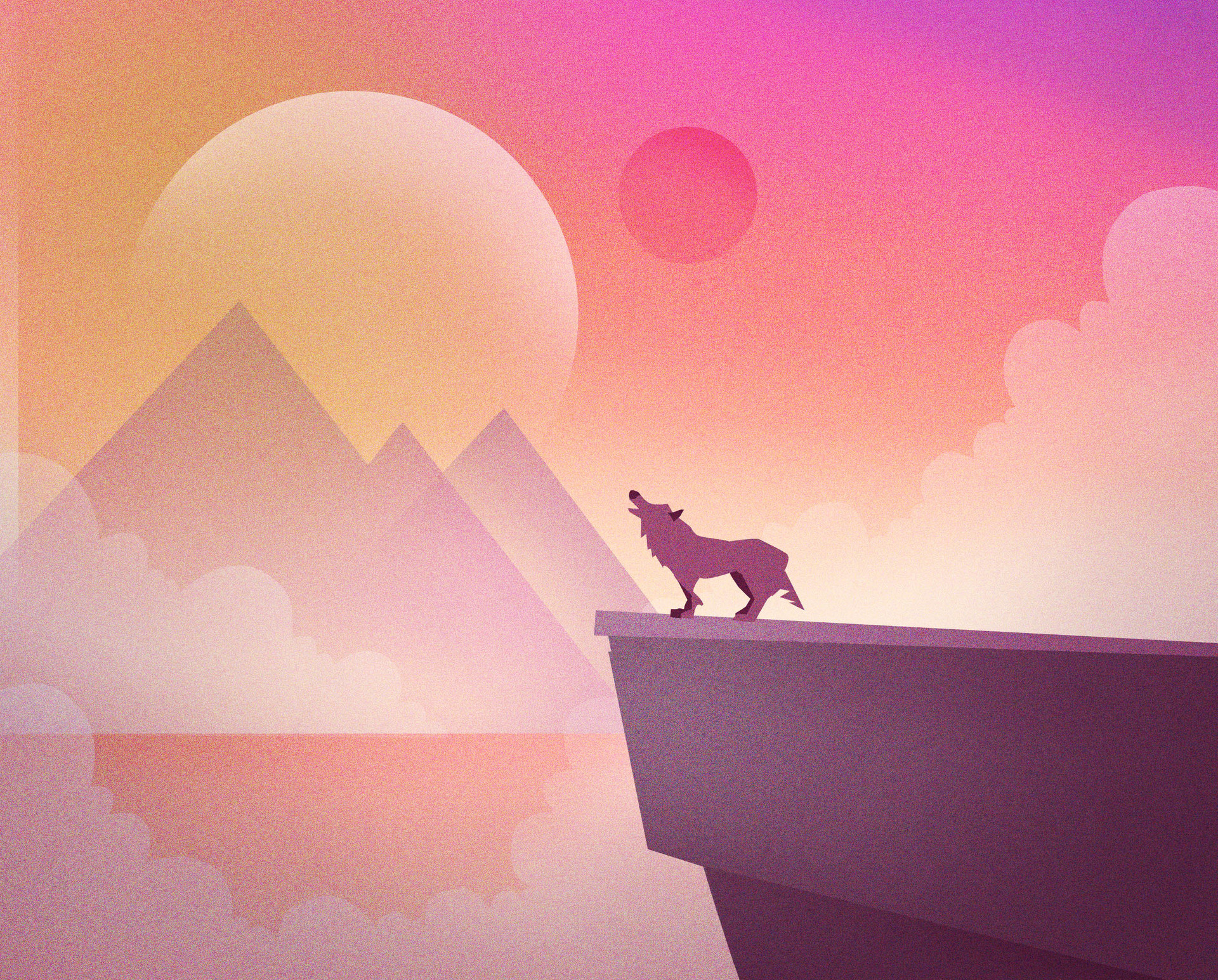 ArtStation - Background Wolf scene