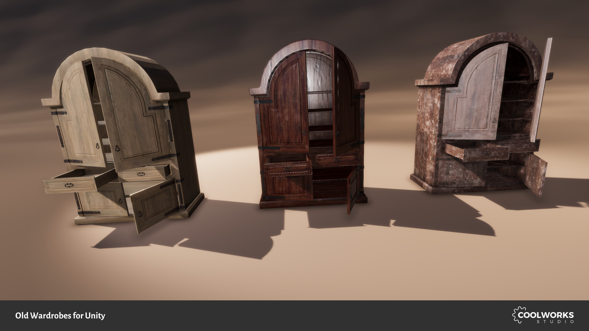 ArtStation - Old Wardrobes [CoolWorks Studio]