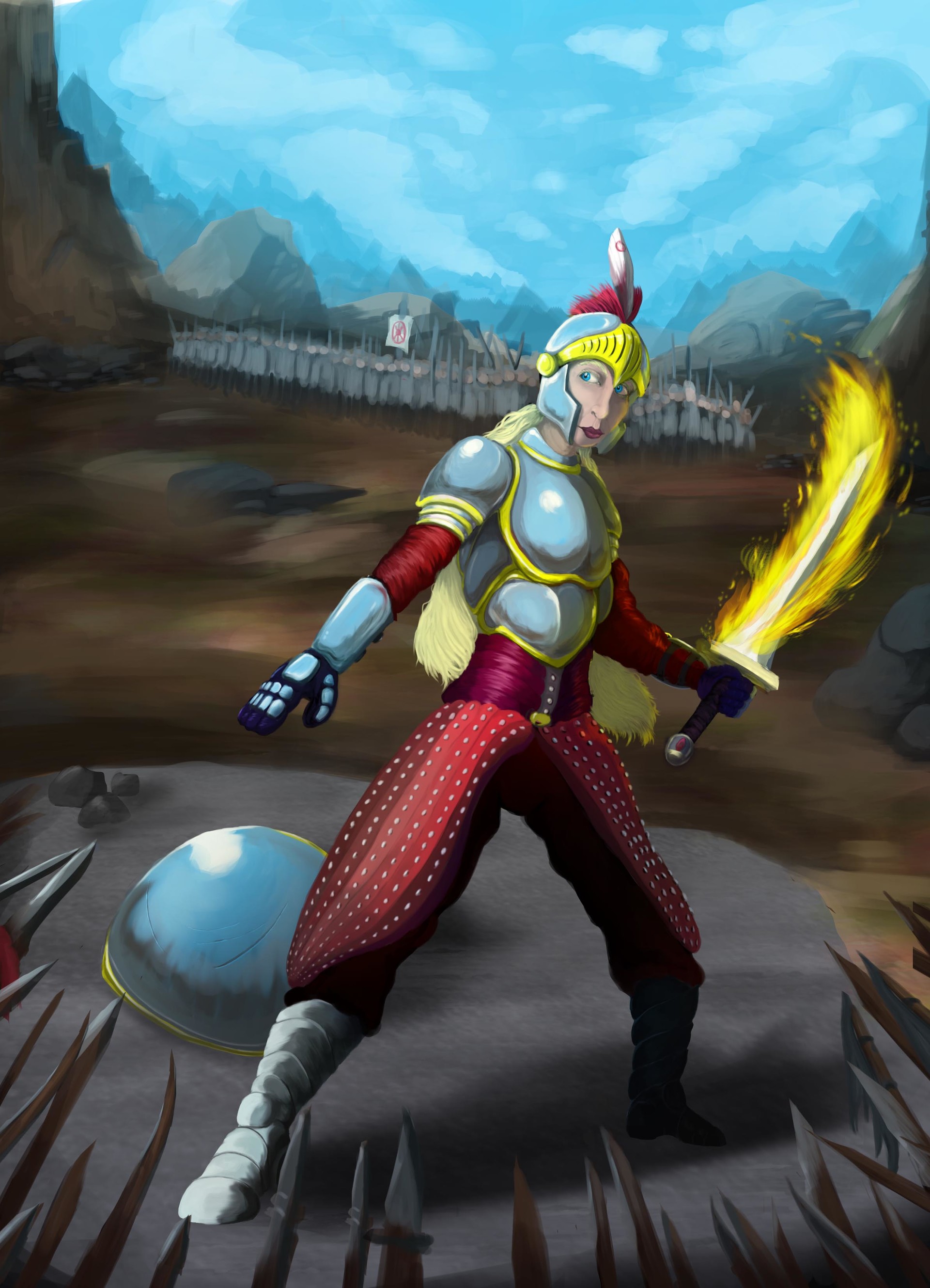 ArtStation - Blue knight