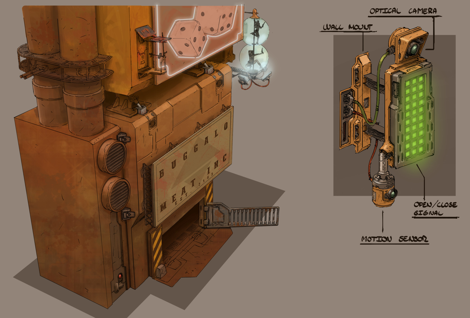 ArtStation - "Wild west" callout sheets