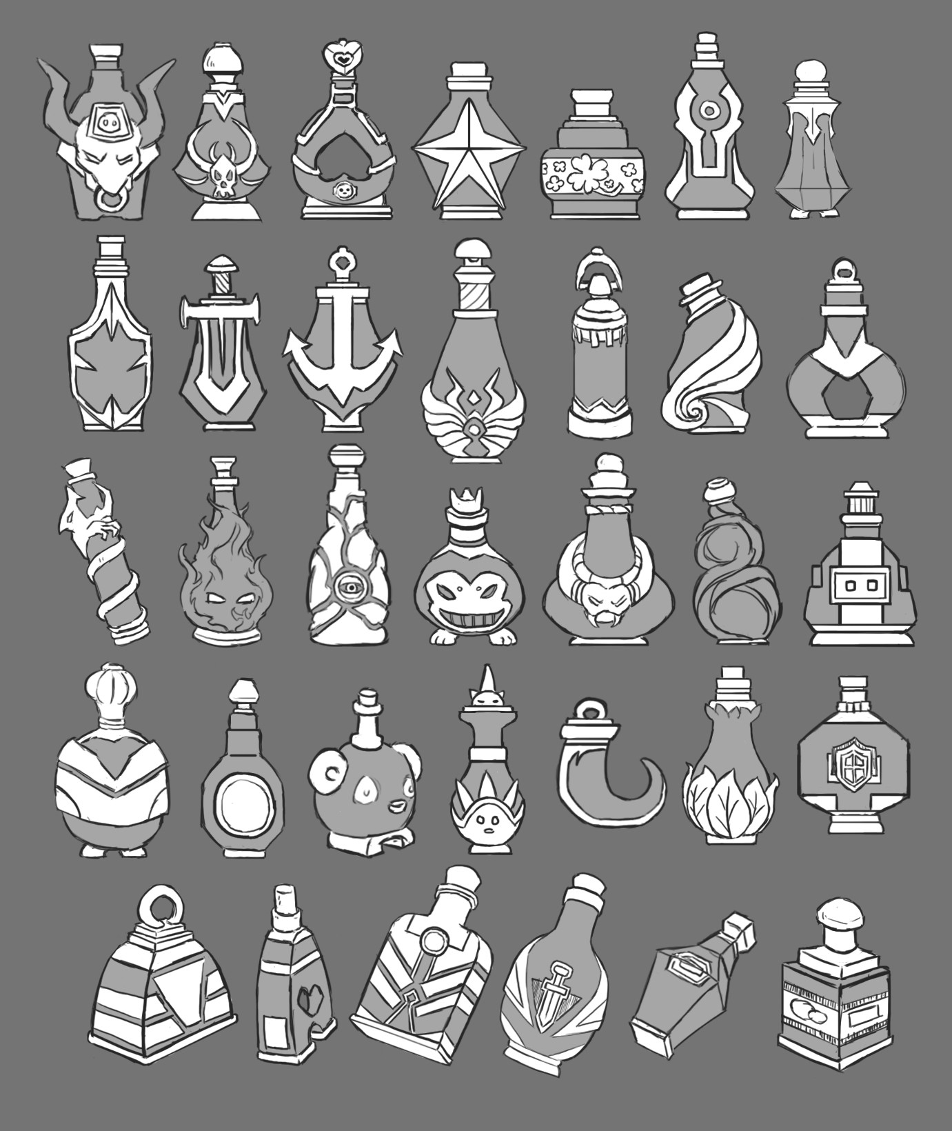 ArtStation - Potions, Elixirs, and Containers!