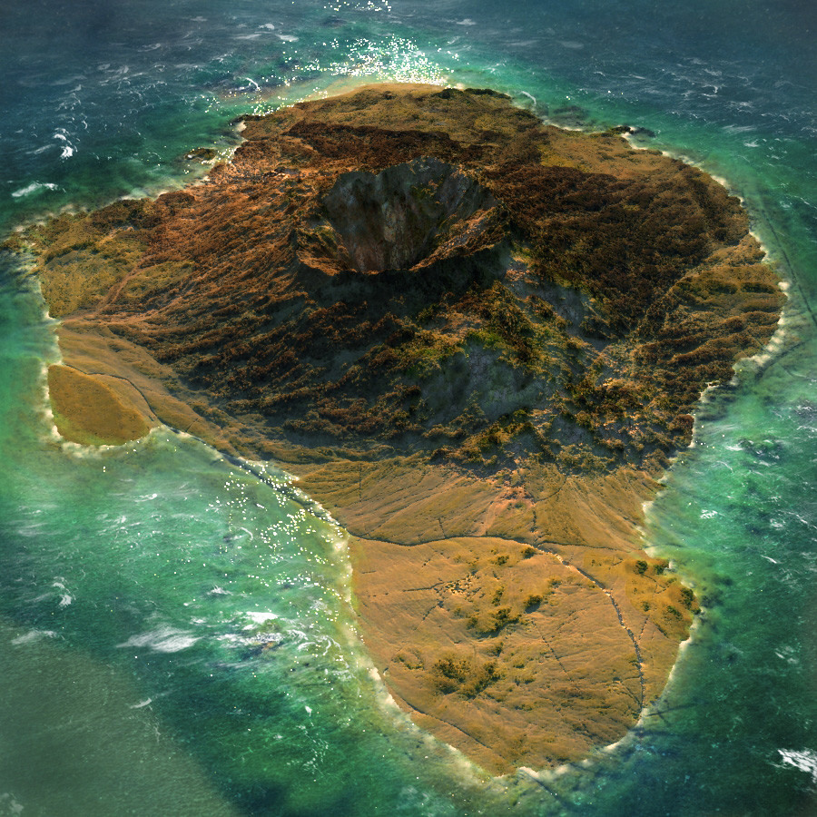 ArtStation - 3D Volcano Landscape 4