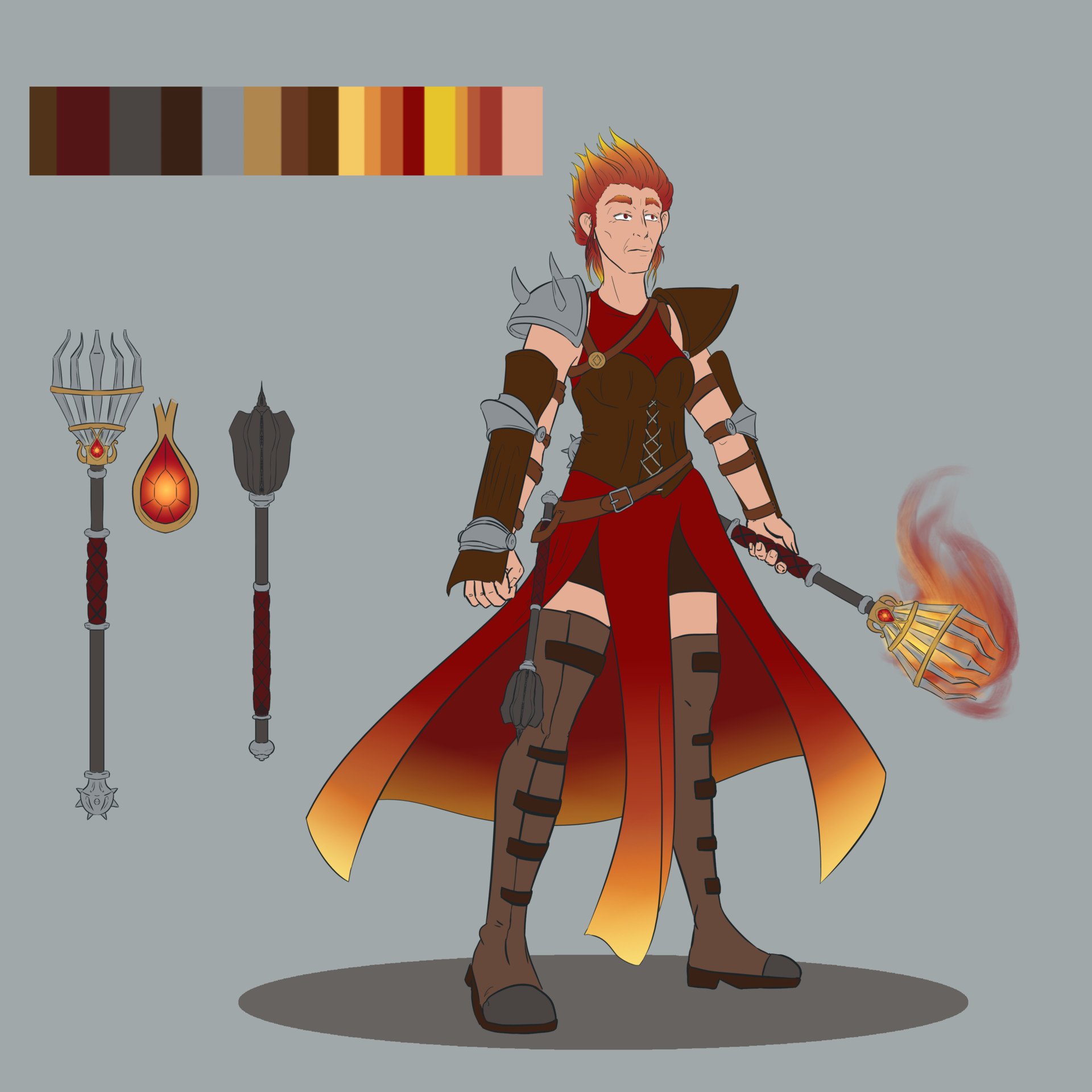 ArtStation - Human and Mages concepts - diploma project