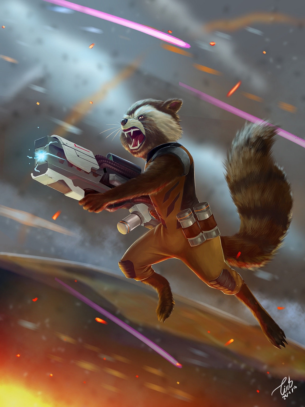 ArtStation - Rocket Raccoon