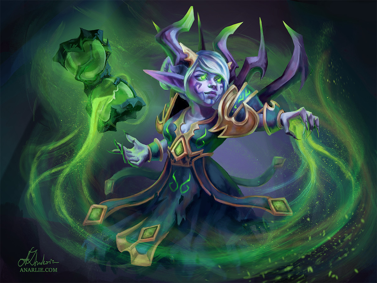 ArtStation - Fel Sorceress Chromie