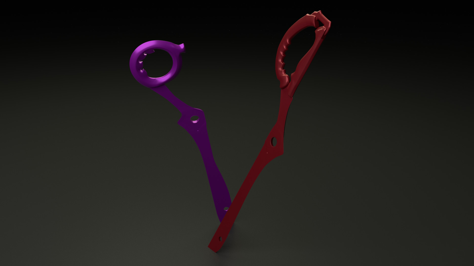 ArtStation - Scissor blades fan art from the anime Kill la Kill