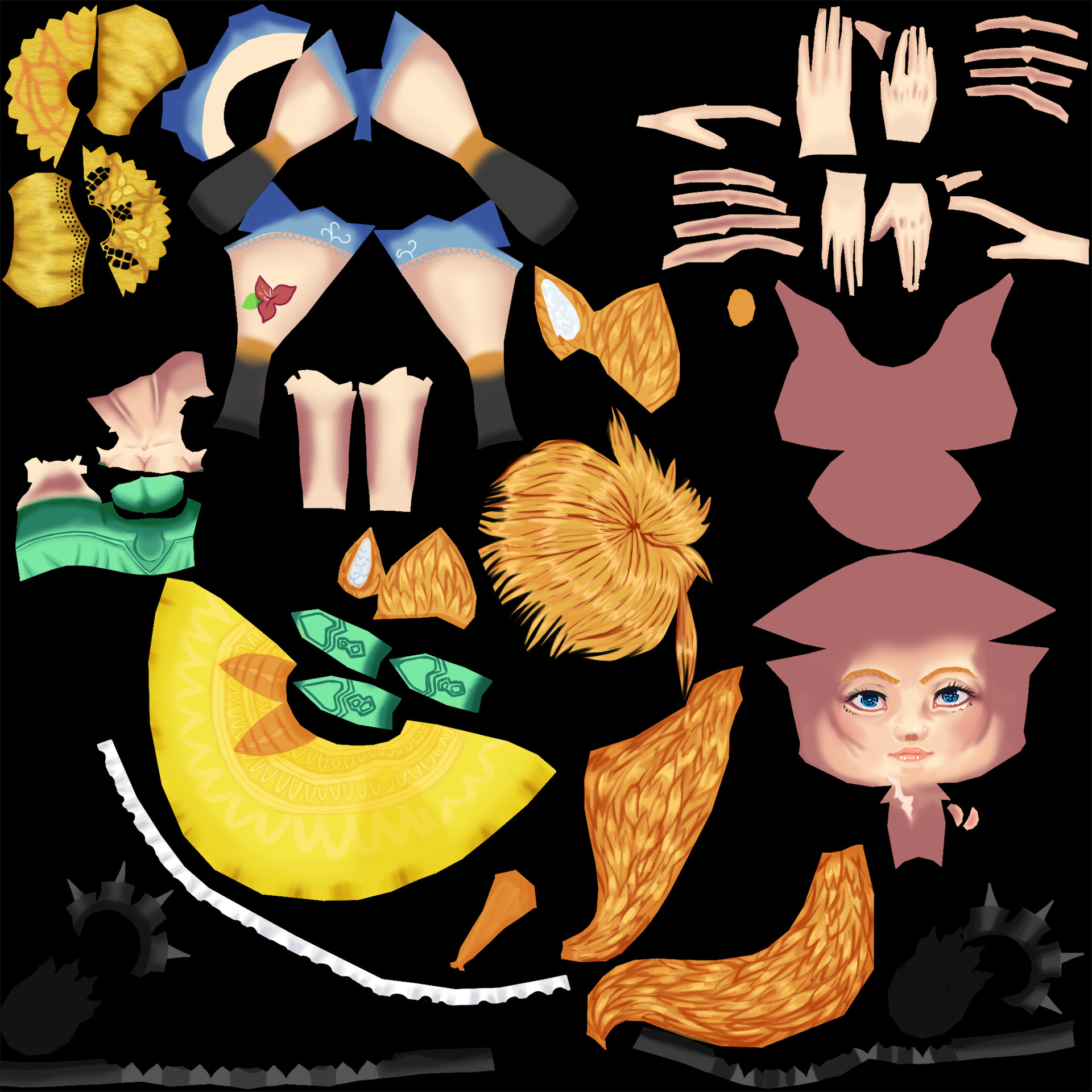 Anne Verhallen - First 3d character model