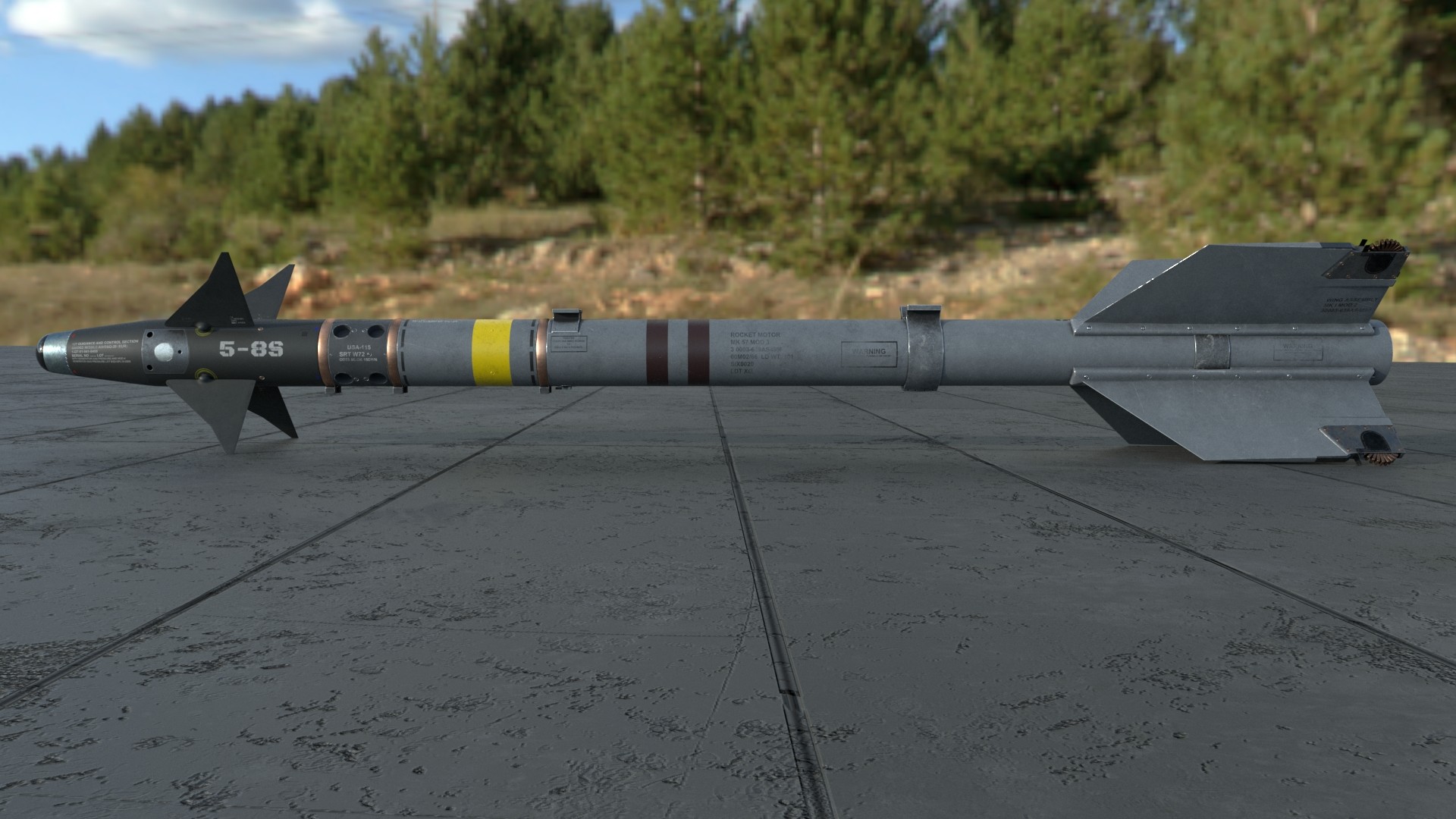 ArtStation - AIM-9 Sidewinder