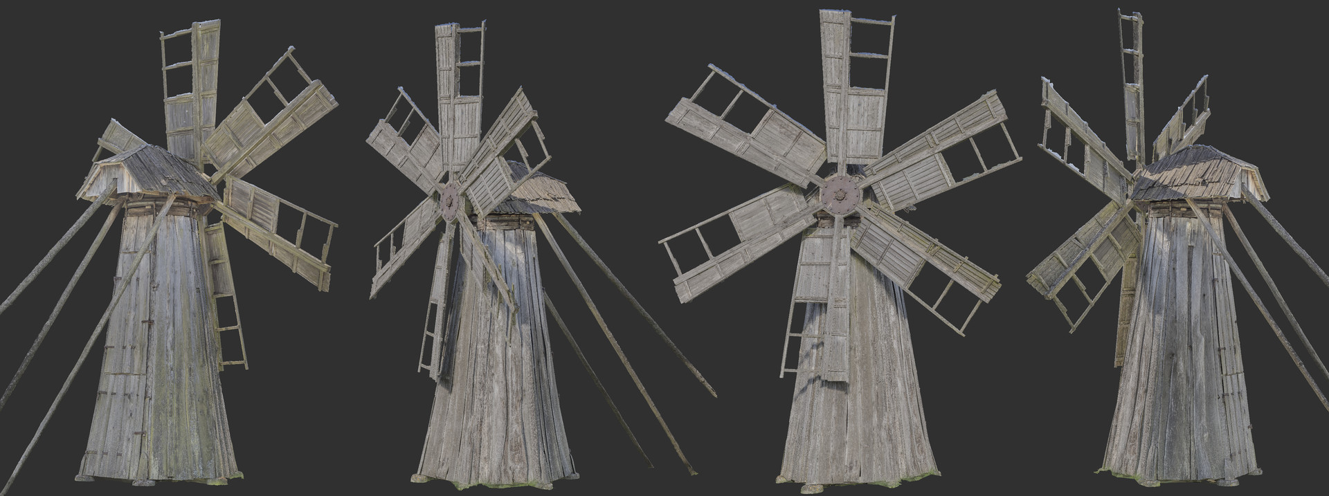 ArtStation - Windmill from the village of Bogdanka, Poland