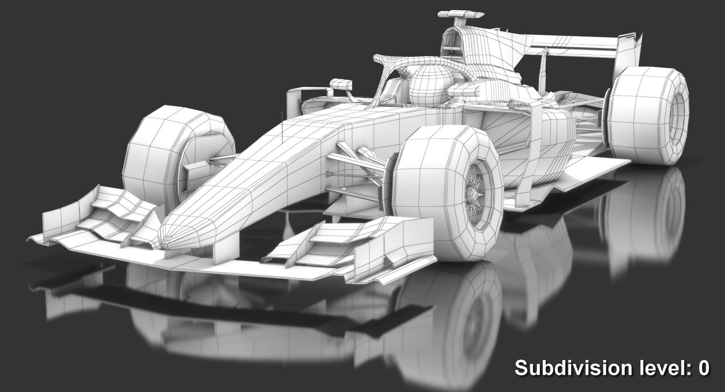 OpticalDreamSoft - Carlin Formula 2 Season 2018 3D model
