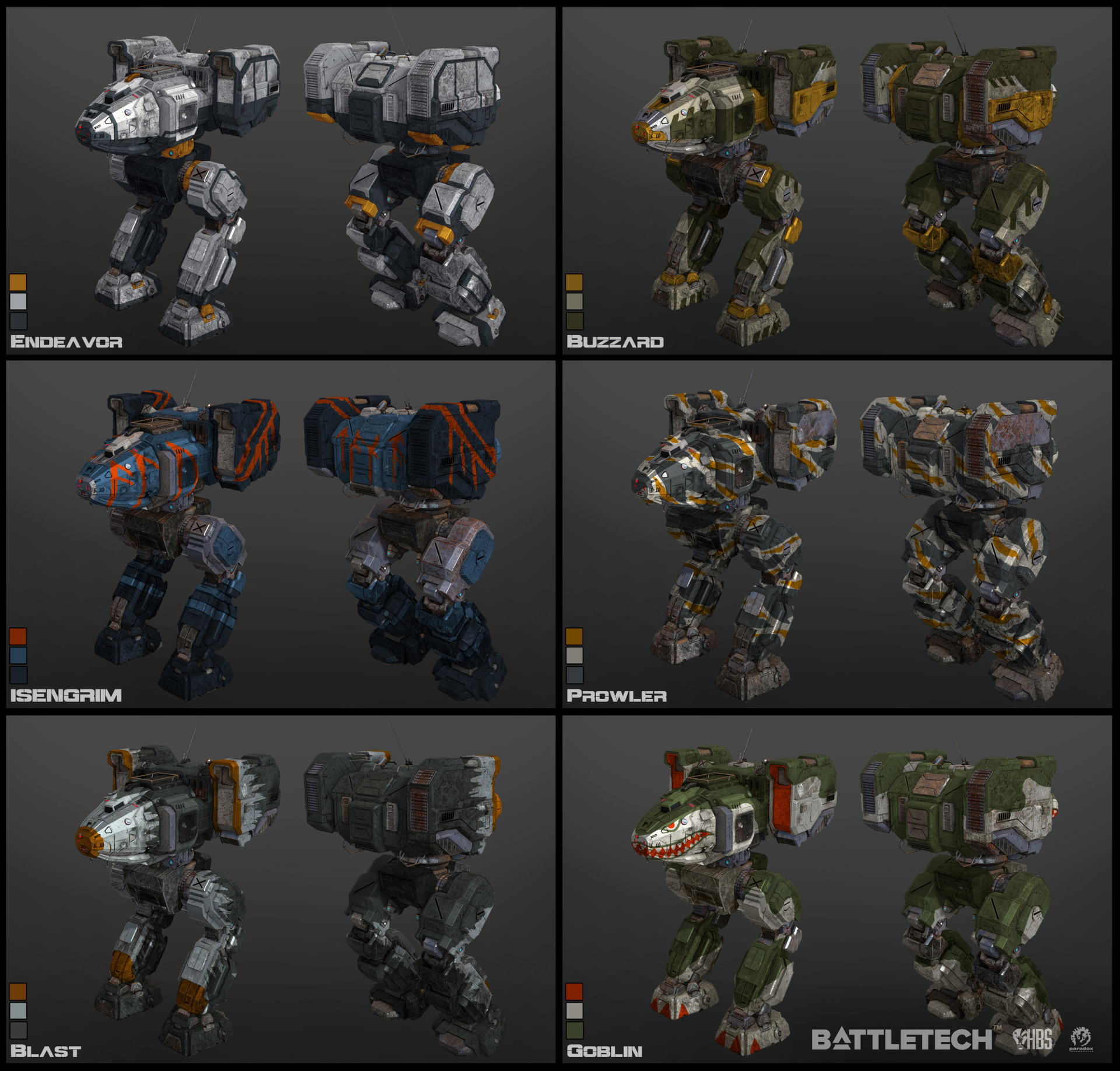 Marco Mazzoni - BATTLETECH - Mech Skins