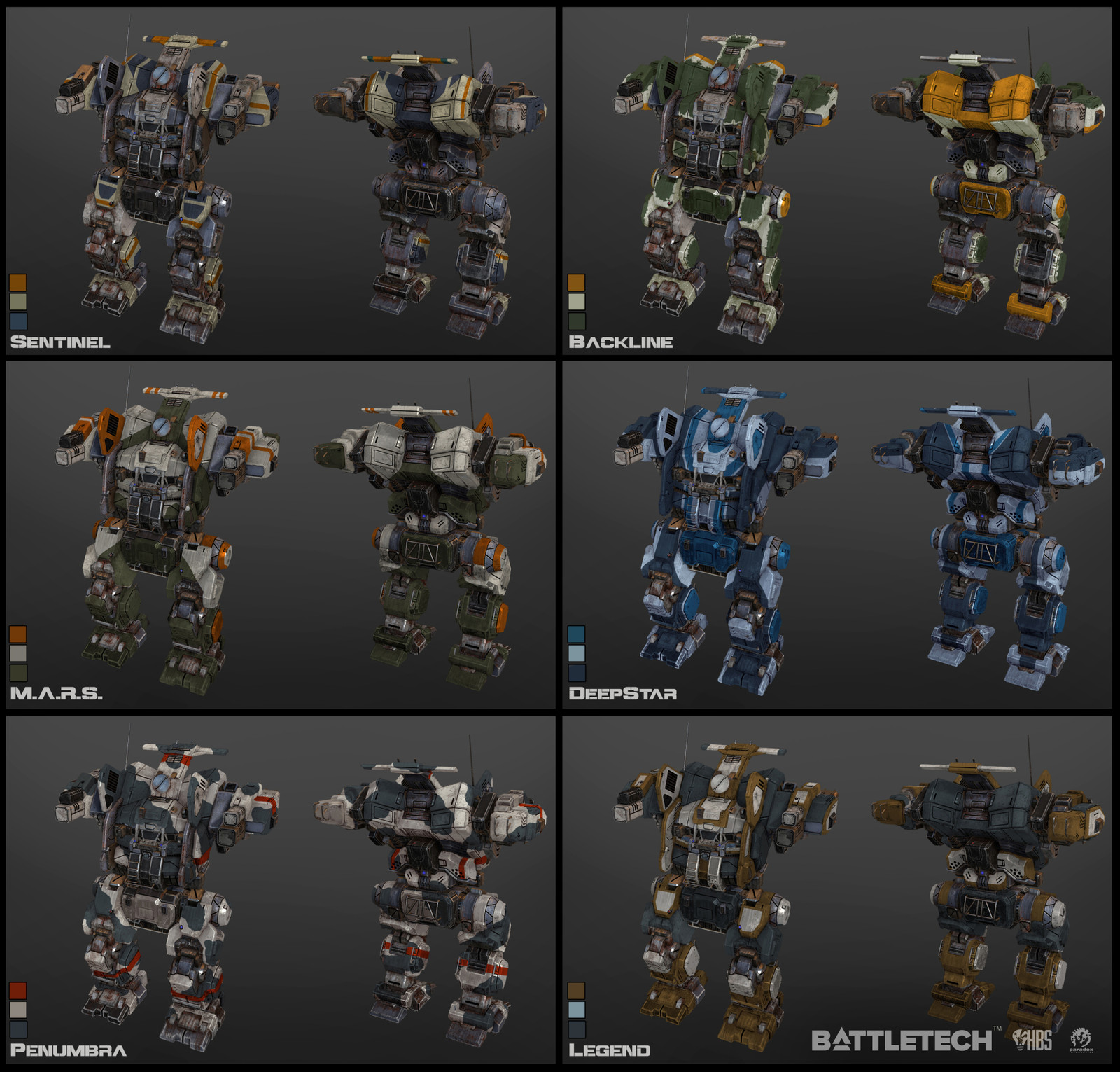 Marco Mazzoni - BATTLETECH - Mech Skins