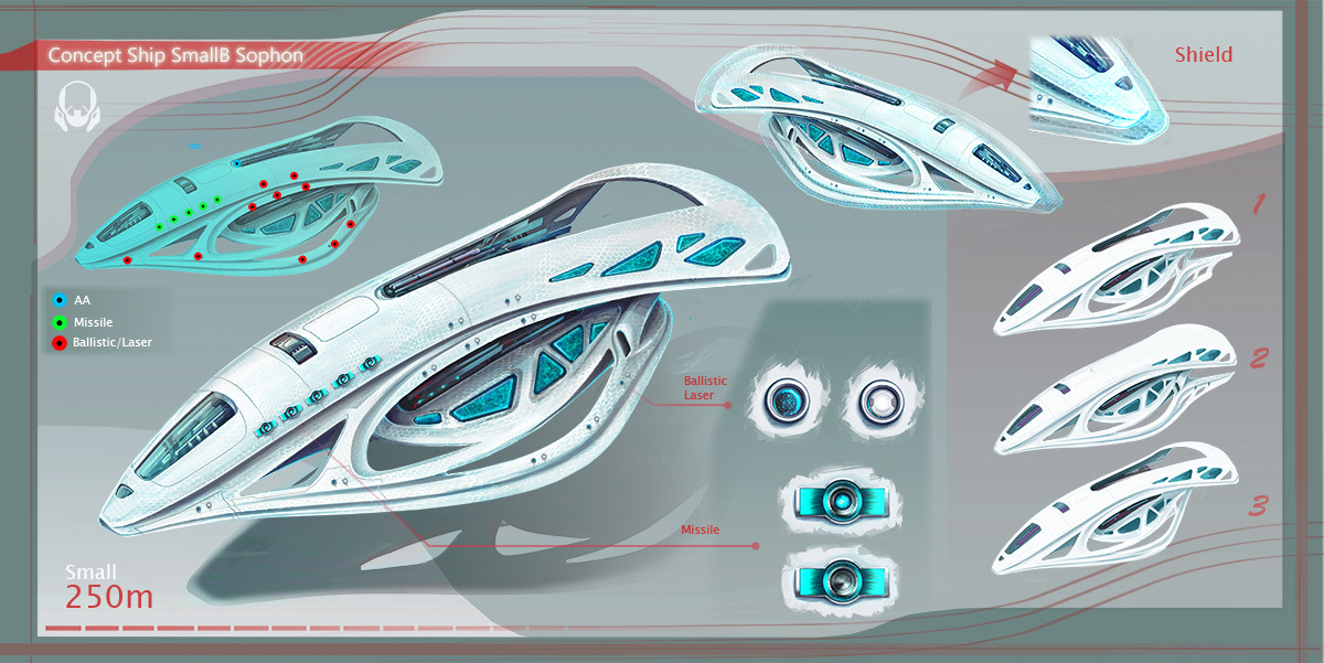 ArtStation - Sophon Ships