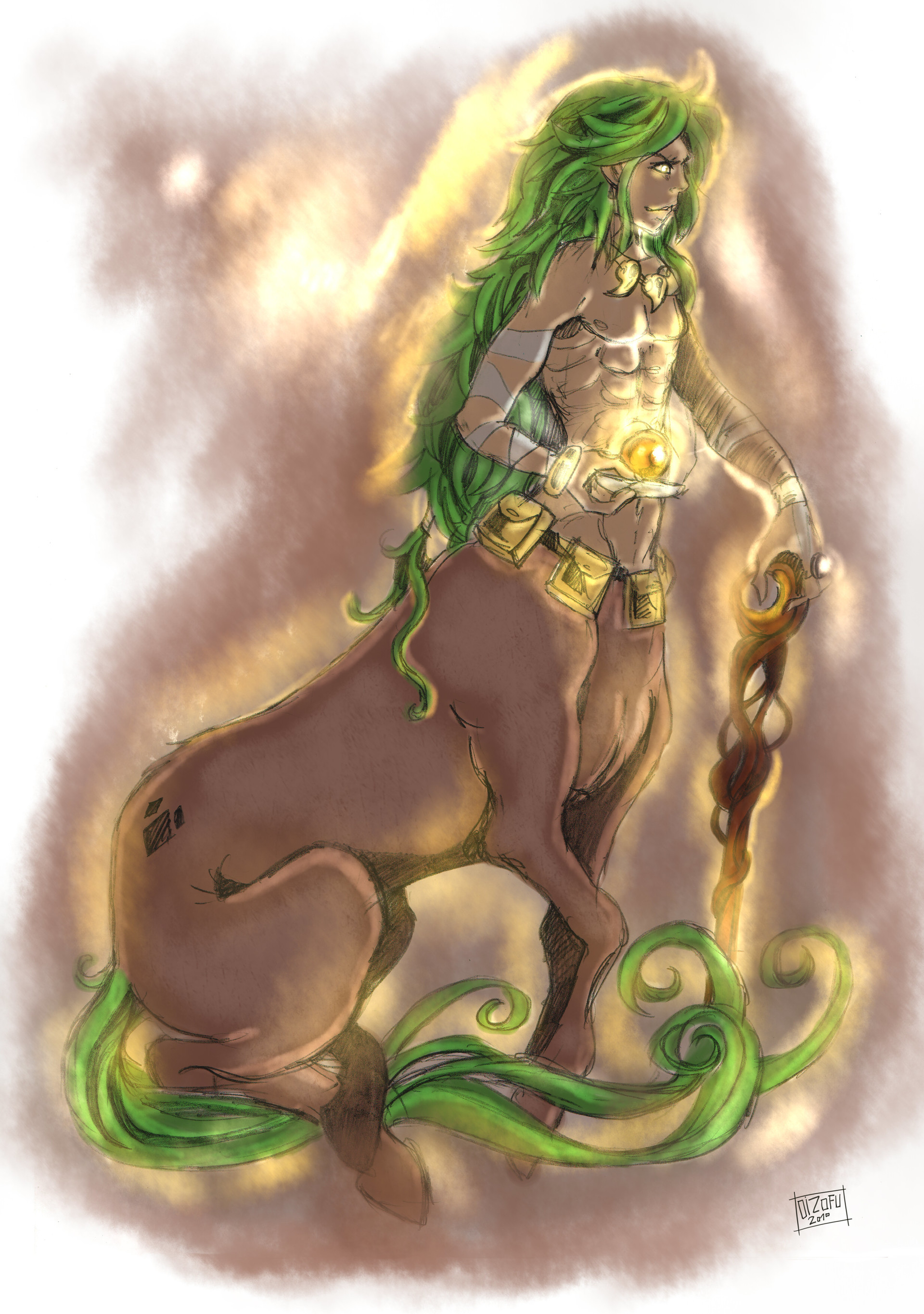 ArtStation - Centaure de feu